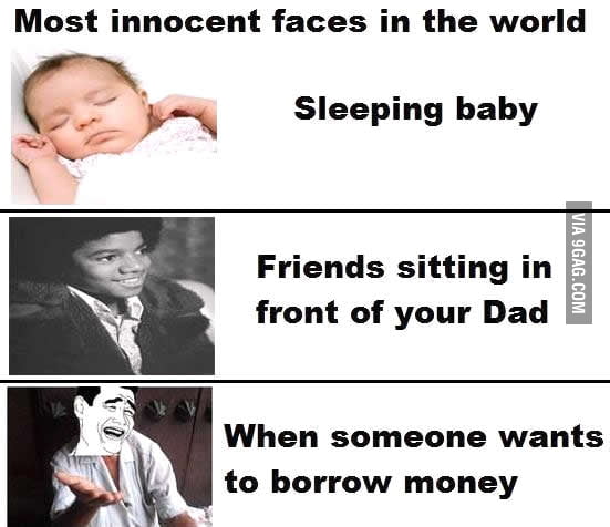 Most innocent faces in the world - 9GAG