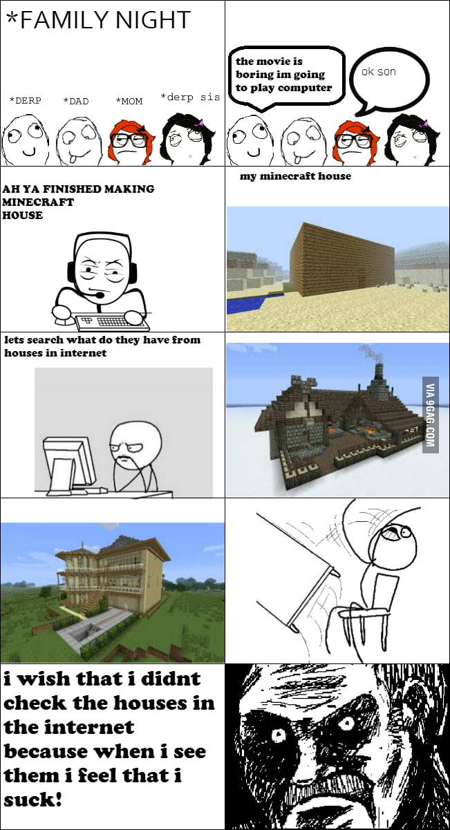 Minecraft house - 9GAG