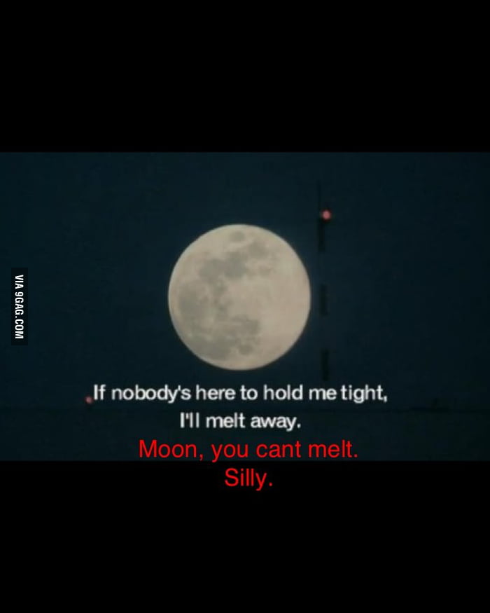 Silly moon - 9GAG