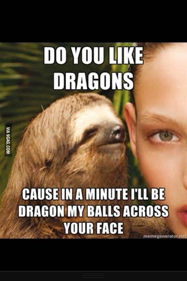 Rape Sloth at it again - 9GAG