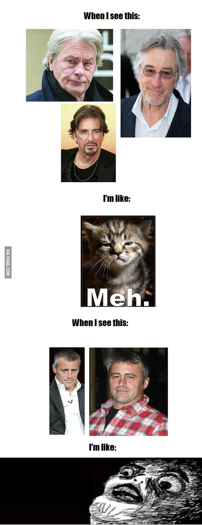 My reaction to actors having become old - 9GAG