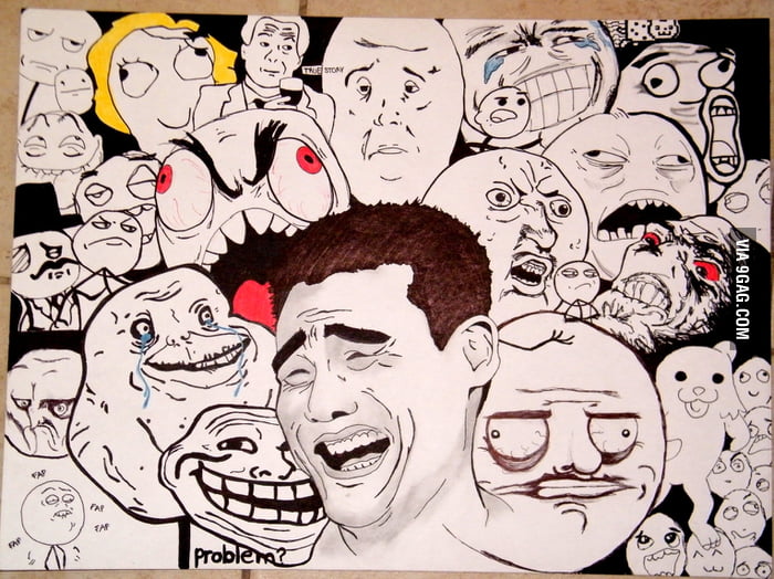 Draw all the memes! - 9GAG