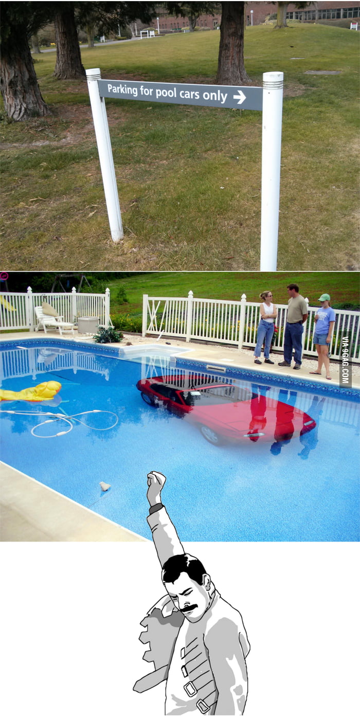 The pool cars - 9GAG