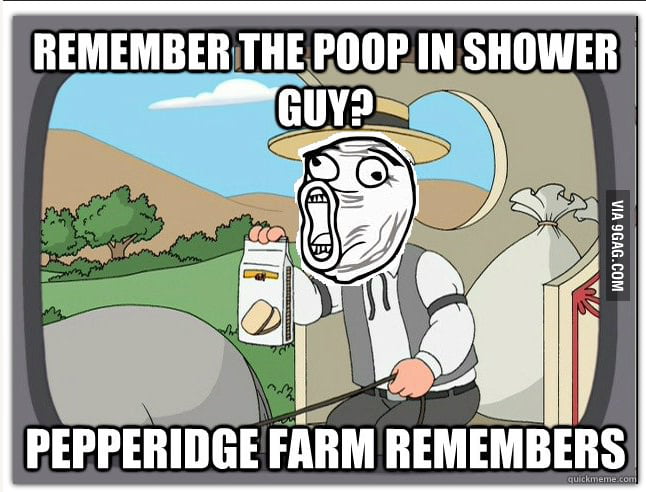 Poop in shower guy - 9GAG