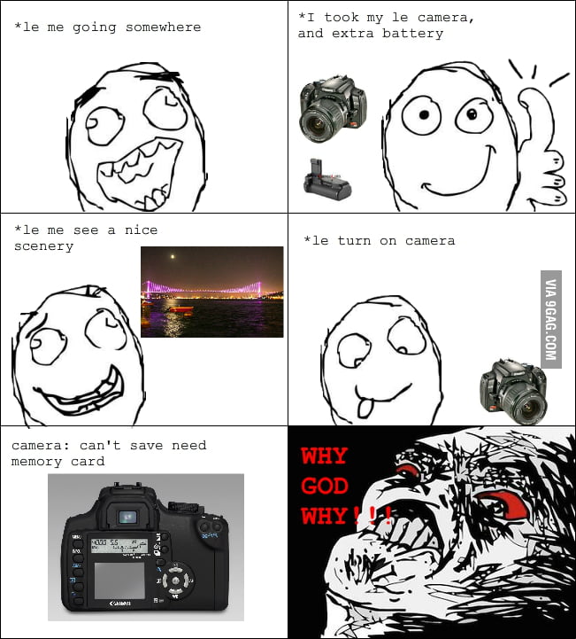 Dont forget your meme cards! - 9GAG