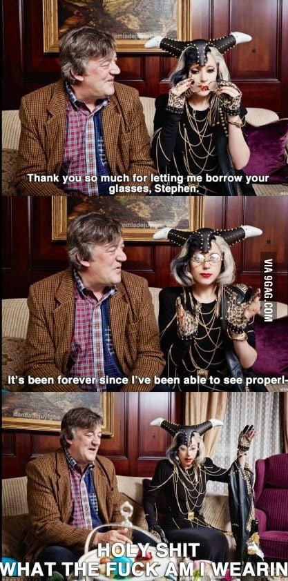 Sudden realization gaga - 9GAG