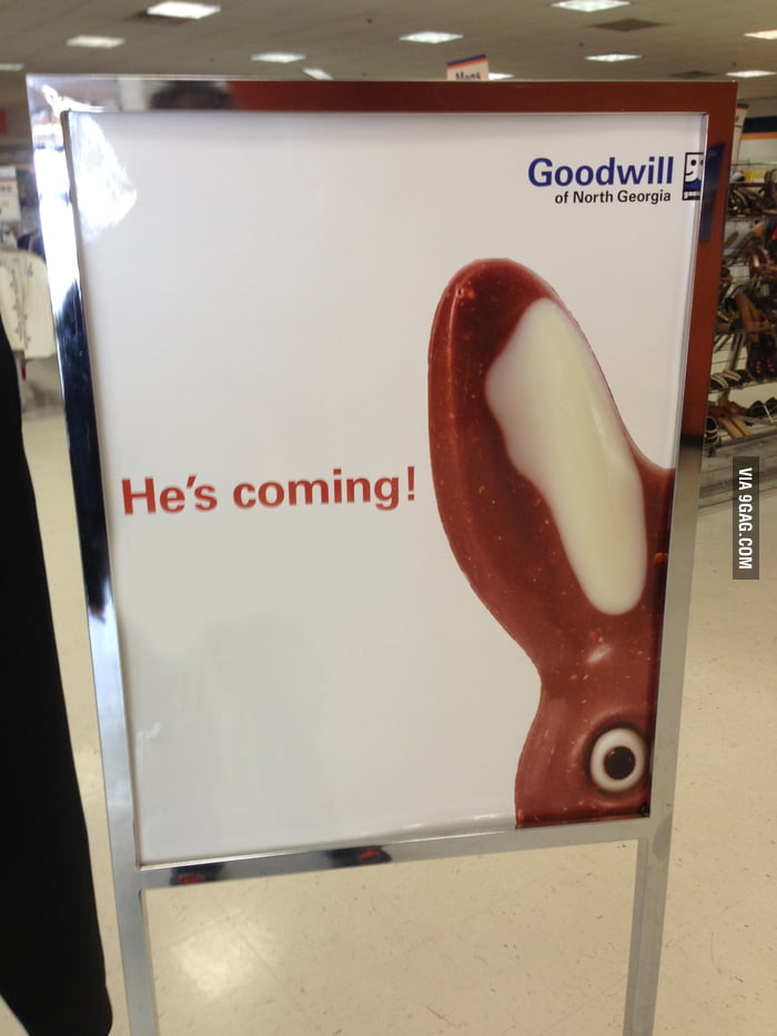 Looks like he already came... - 9GAG