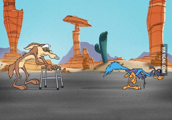 Even cartoons get old - 9GAG