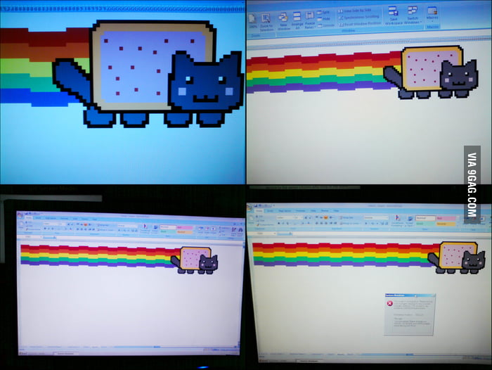 Nyan Cat in Excel. - 9GAG
