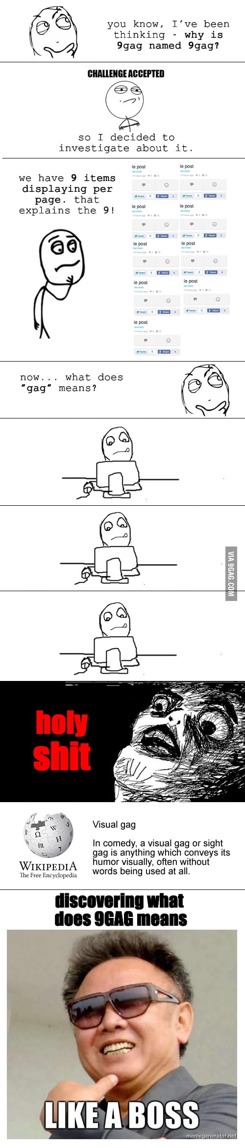 The meaning of 9GAG! - 9GAG