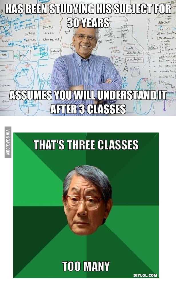 Scumbag professor [fixed] - 9GAG
