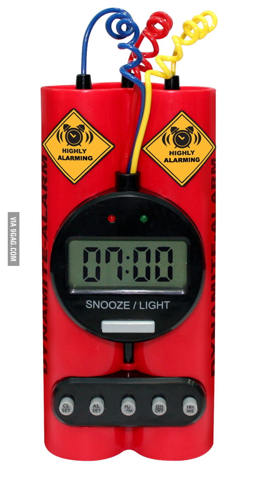 Dynamite Alarm Clock - 9GAG