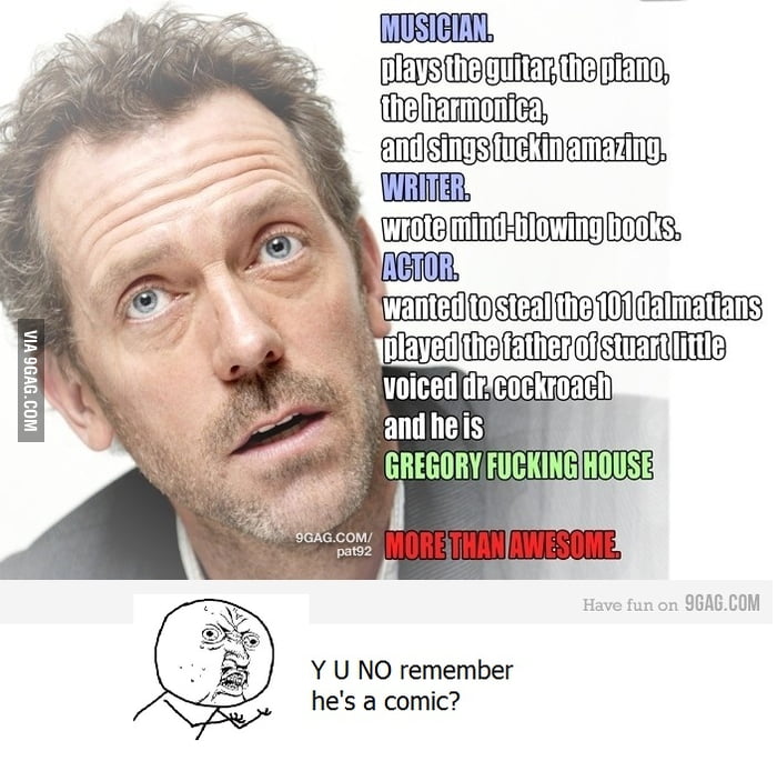 Hugh Laurie [FIXED} - 9GAG