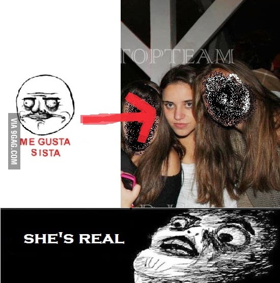 She is REAL! - 9GAG