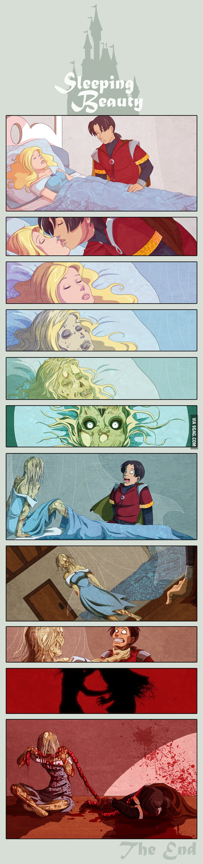 Beauty and the beast - alternate ending - 9GAG