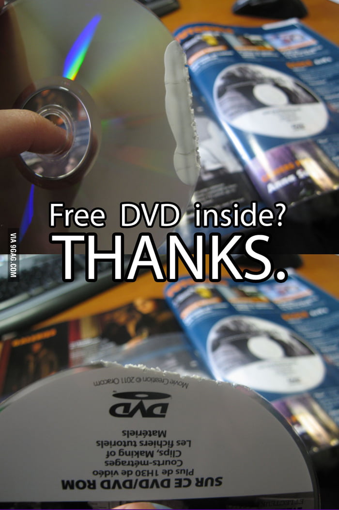 Free DVD Inside? - 9GAG