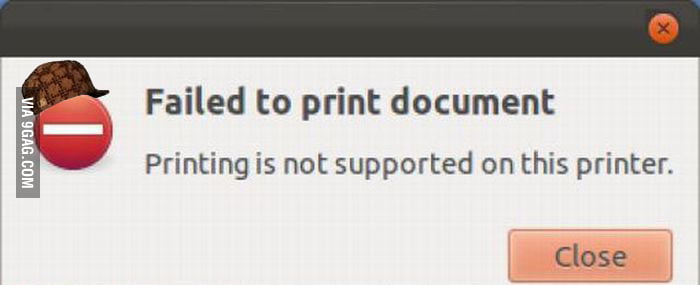 Scumbag printer - 9GAG