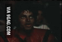 MJ eating popcorn - 9GAG