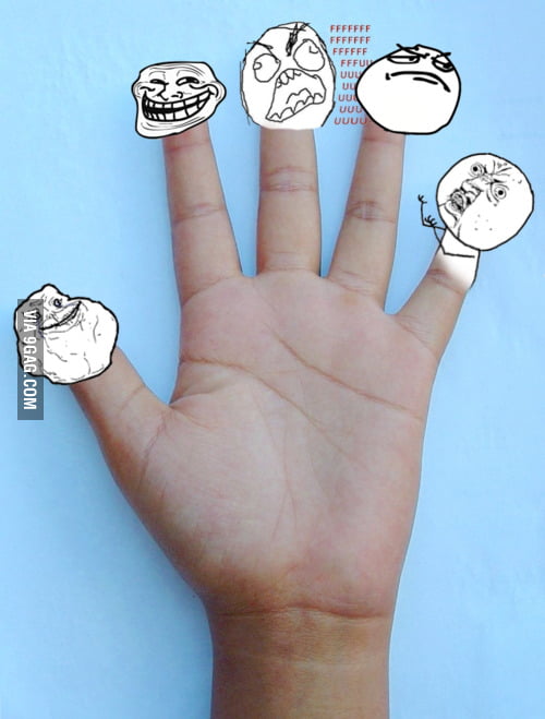 Meme hand - 9GAG