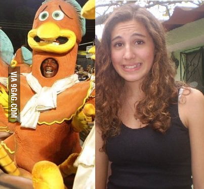 Real chicken smile - 9GAG