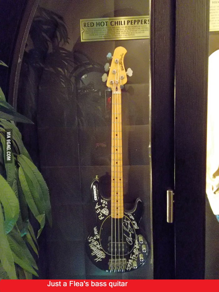 Just a Flea's bass quitar - 9GAG