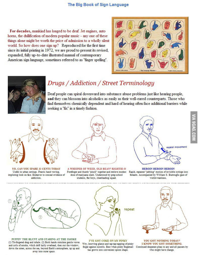 Sign: drugs/ addiction/ street terminology - 9GAG