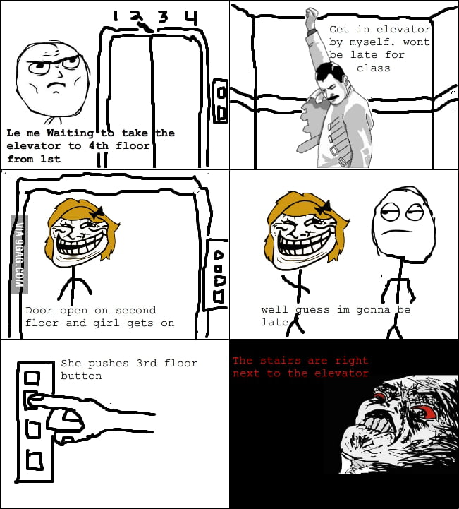 Elevator Troll - 9GAG