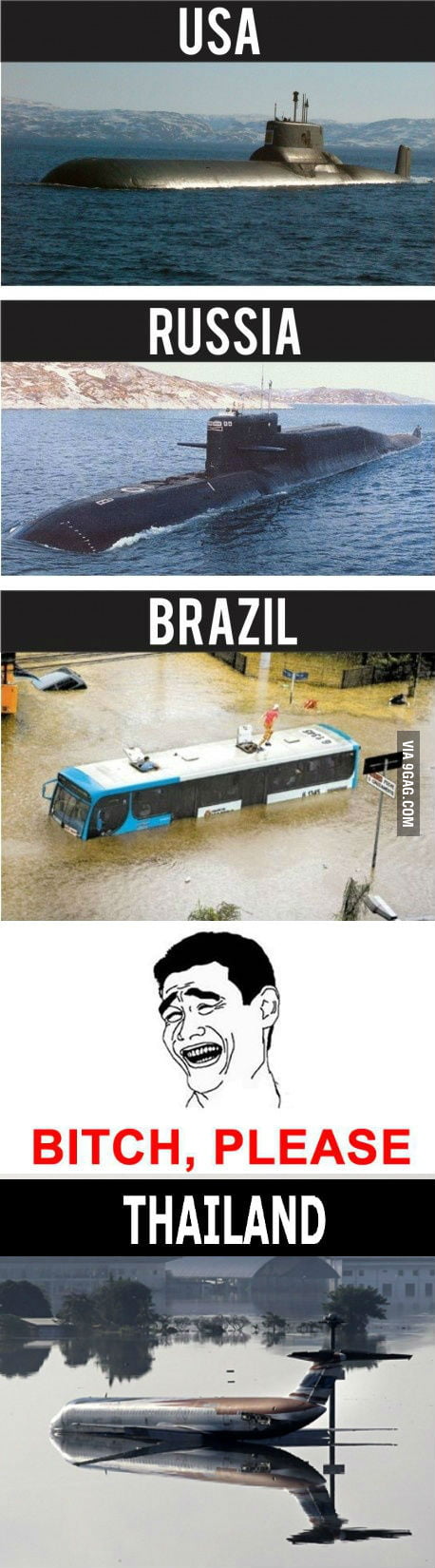 USA X Russia X Brazil [Fixed] - 9GAG
