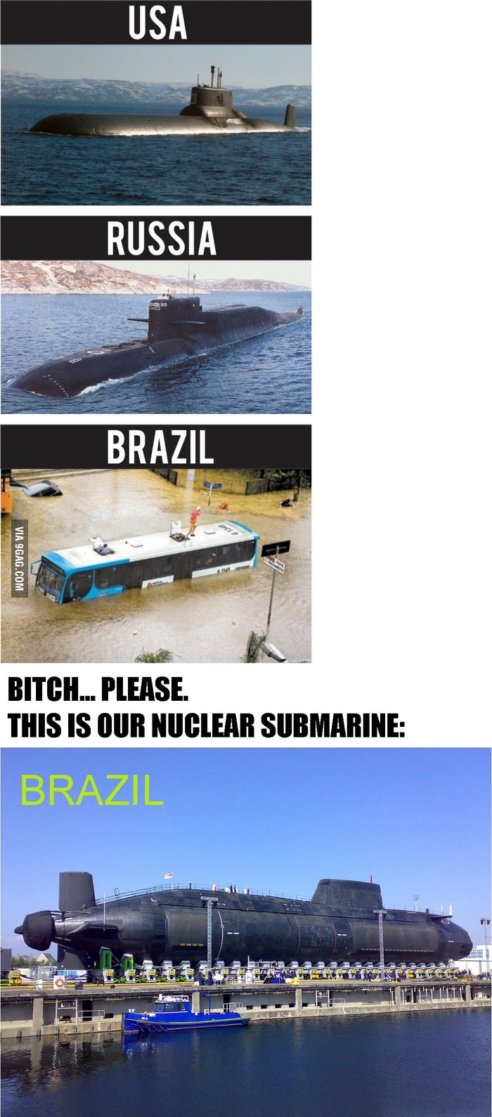 USA X Russia X Brazil [FIXED] - 9GAG
