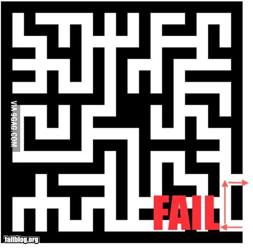 Maze Generator FAIL - 9GAG