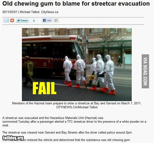 Probably Bad News: I Bet that Gum was Exploding with Flavour Though - 9GAG
