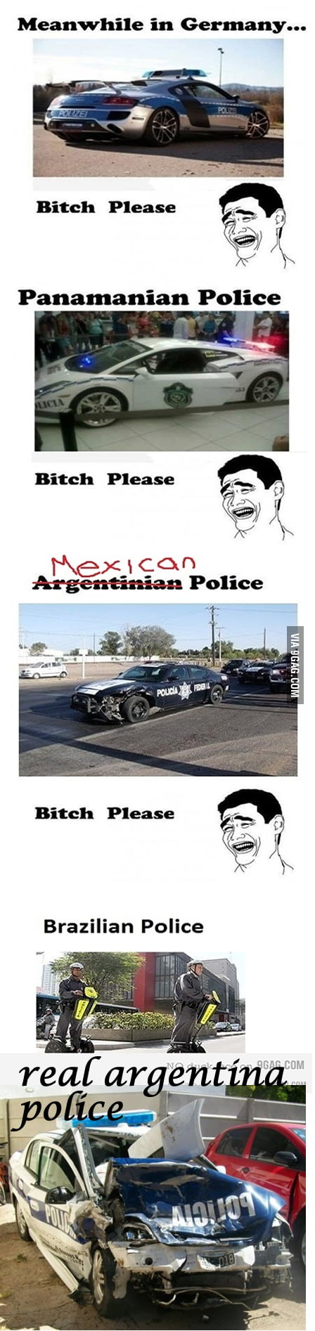 (Re fixed) real argentina police - 9GAG