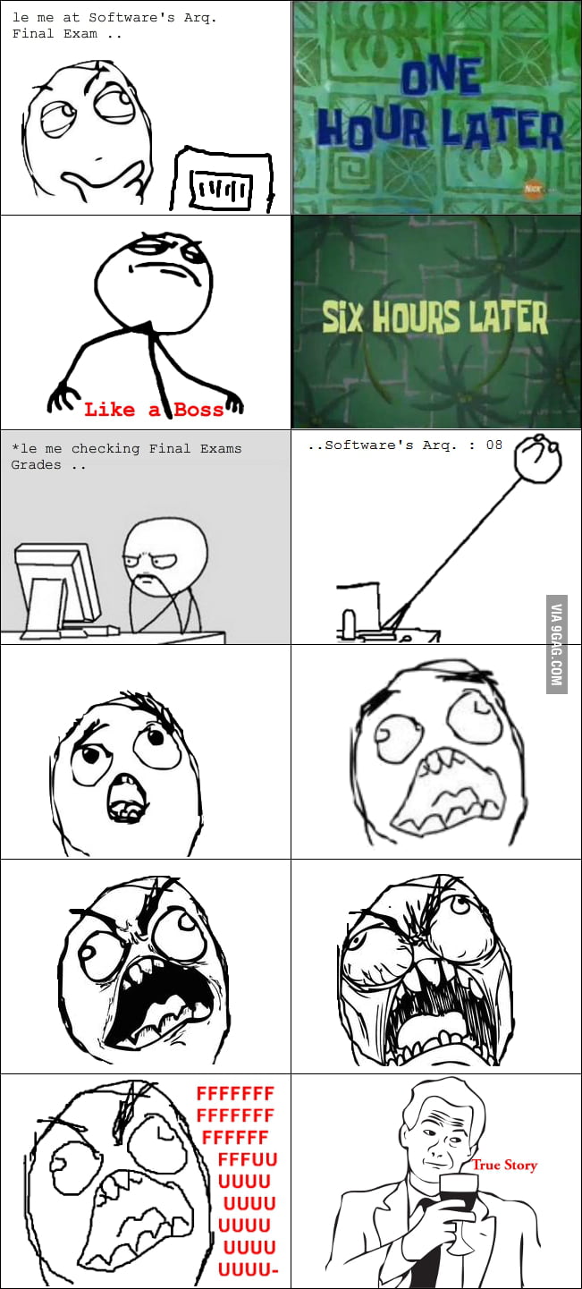 Final Exam like a boss ! - 9GAG