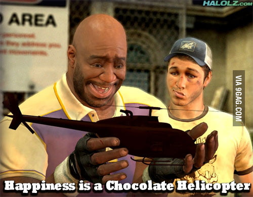Happiness is a Chocolate Helicopter - 9GAG