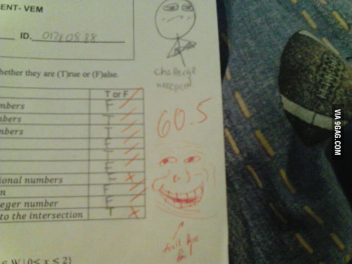 Troll Math Teacher - 9GAG