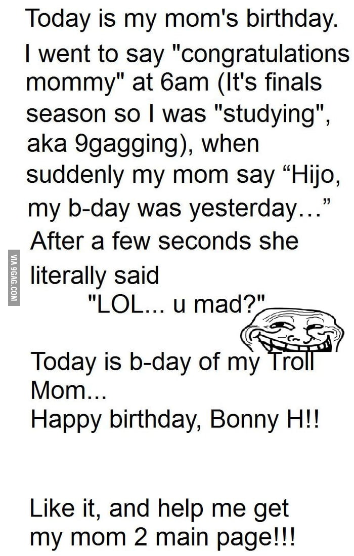 Troll Mom - 9GAG