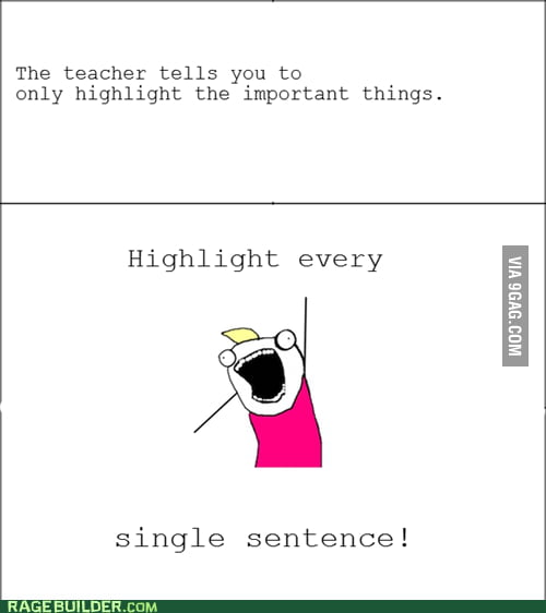 Highlight everything! - 9GAG