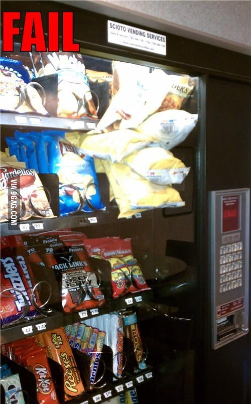 Vending Machine FAIL - 9GAG