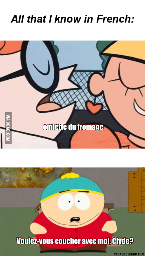All that I know in French - 9GAG