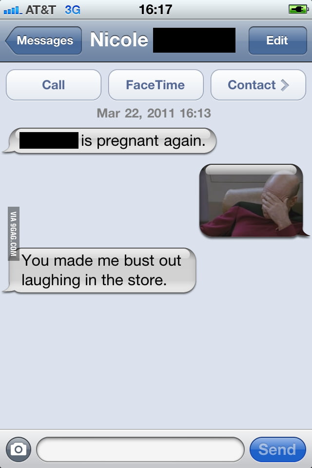 From now on I will only reply to text messages with appropriate memes ...