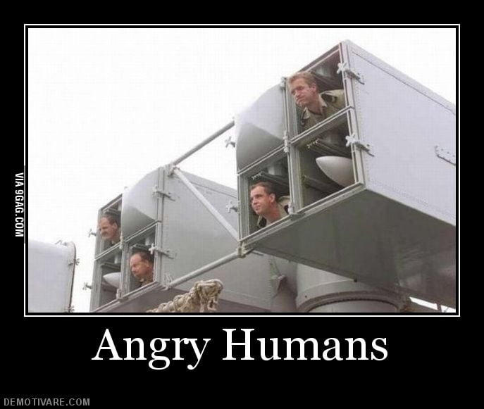 Angry humans - 9GAG