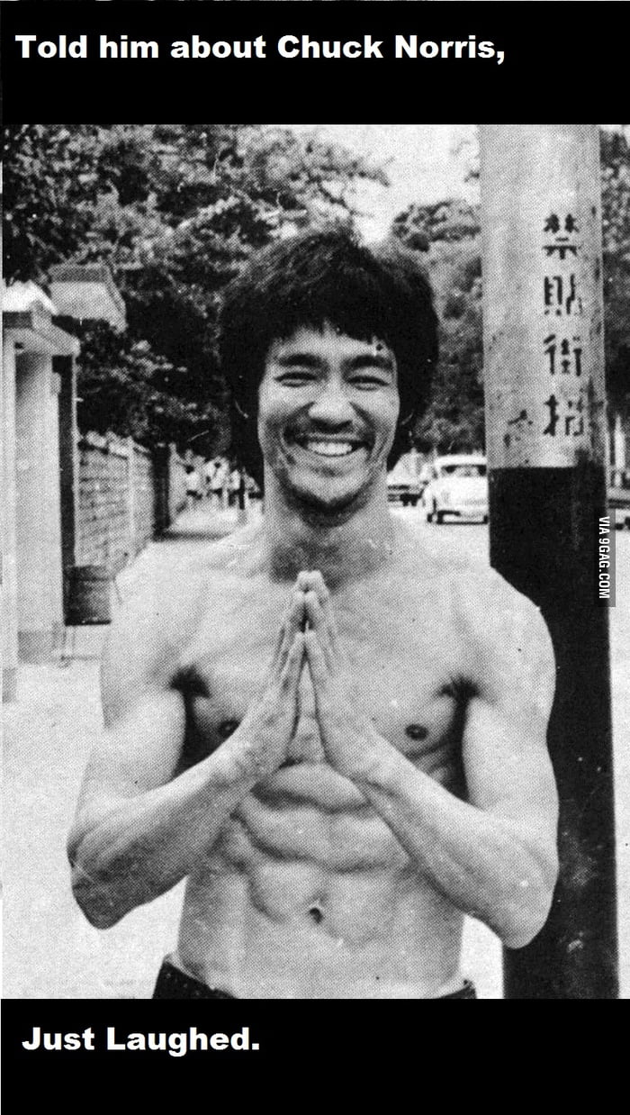 Bruce Lee>Chuck Norris - 9GAG