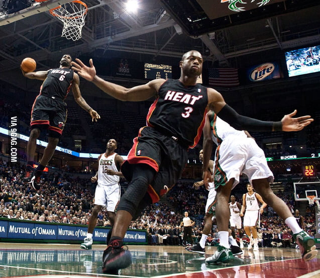 I hate the Heat, but this is a badass photo. - 9GAG