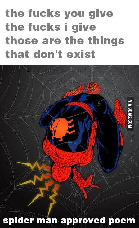 Spiderman poem - 9GAG