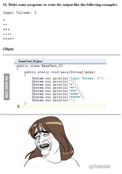 Java Programming Class - 9GAG