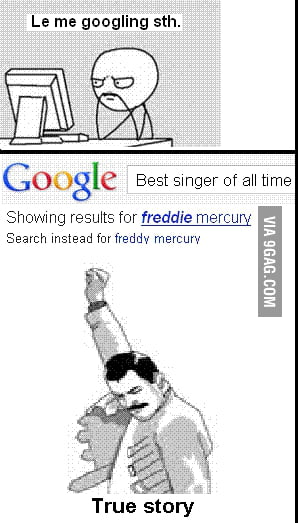 Googling something - 9GAG