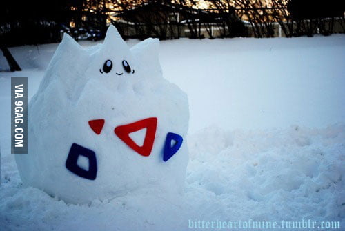Pokemon Snowman - 9GAG