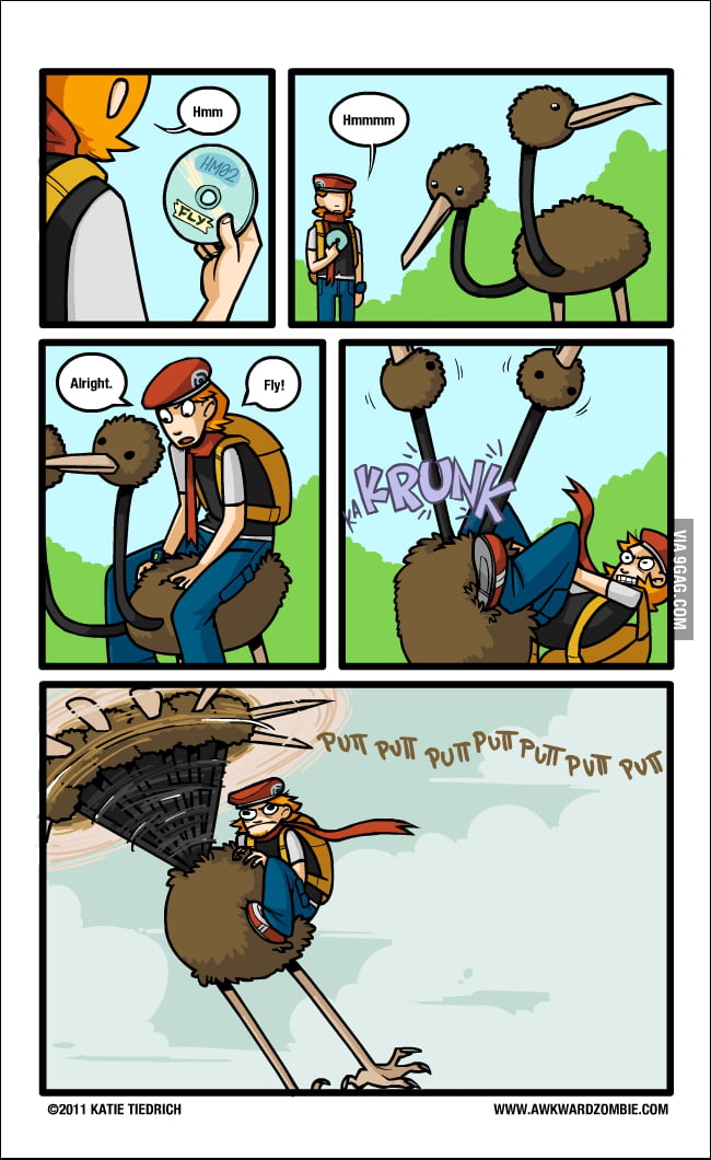 Doduo uses Fly - 9GAG