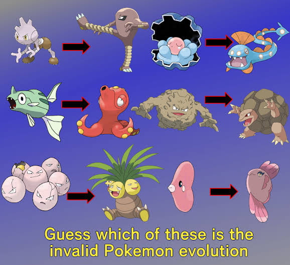 Some Pokémon Evolutions don't make sense. - 9GAG