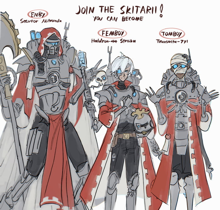Join the Admech to become cute Skittles! - 9GAG